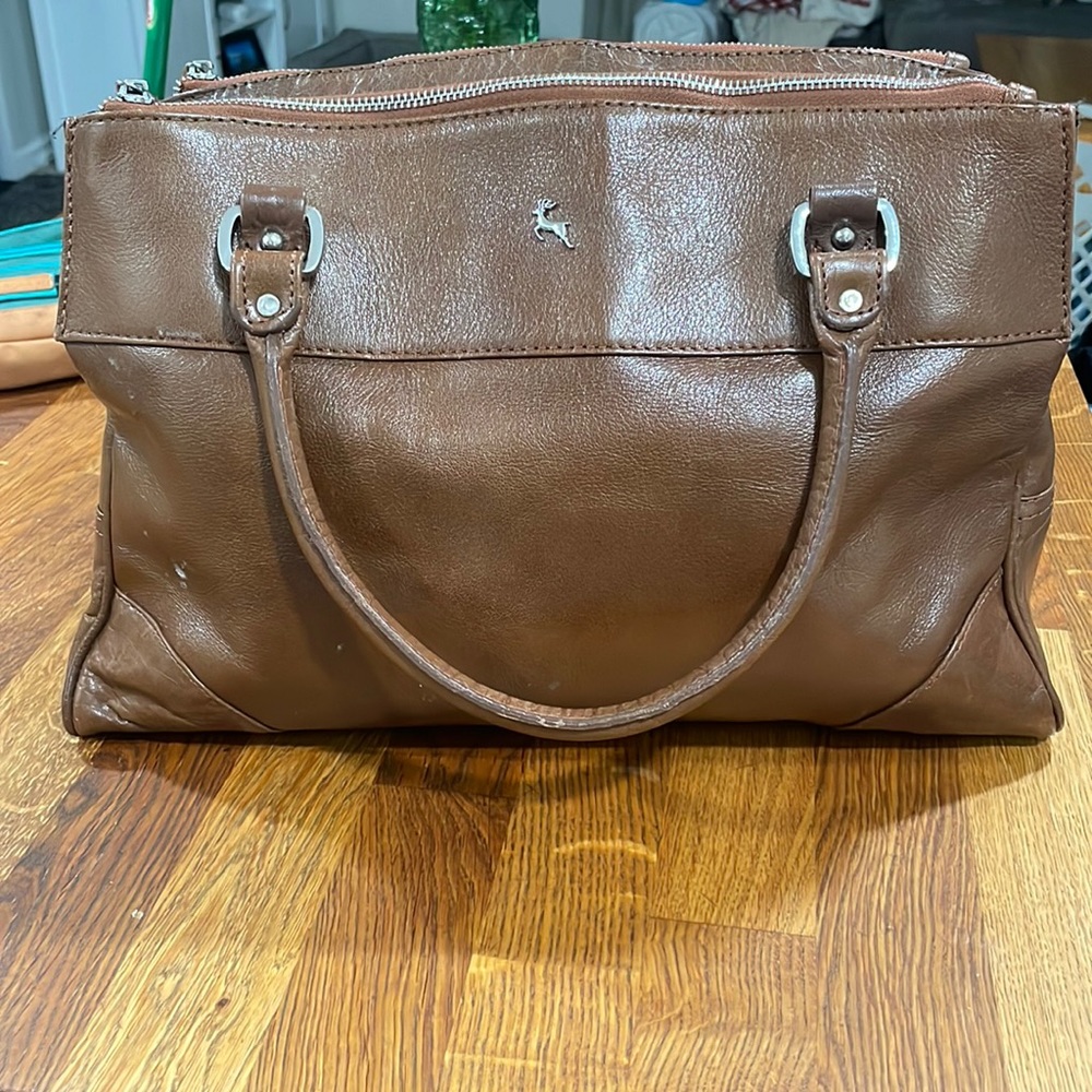 Ashwood Triple Compartment Leather Purse - Gem